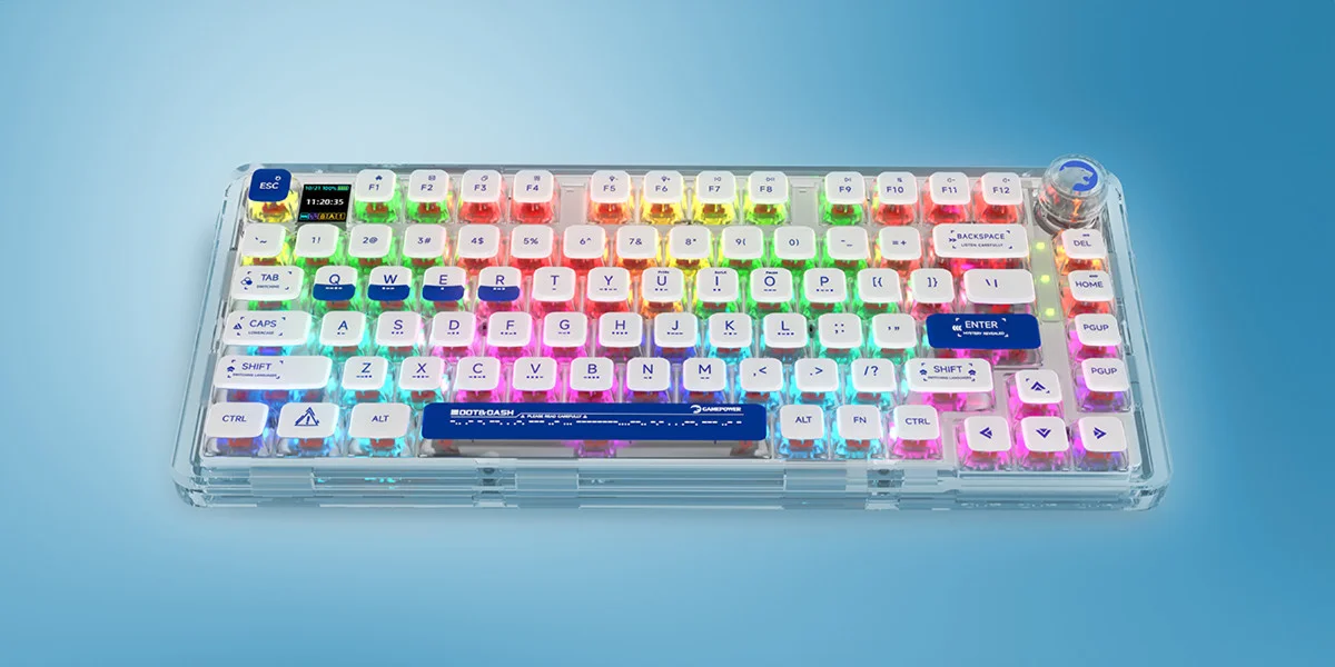 GamePower Gasket Pro X RGB Wireless/Bluetooth/Kablolu Mekanik Hot-Swap ...